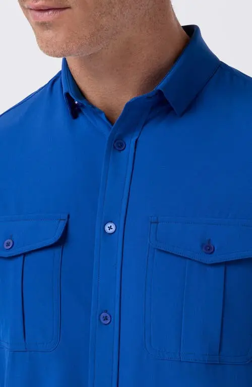 Mizzen+main Leeward Tailgate Short Sleeve Performance Button-up Shirt