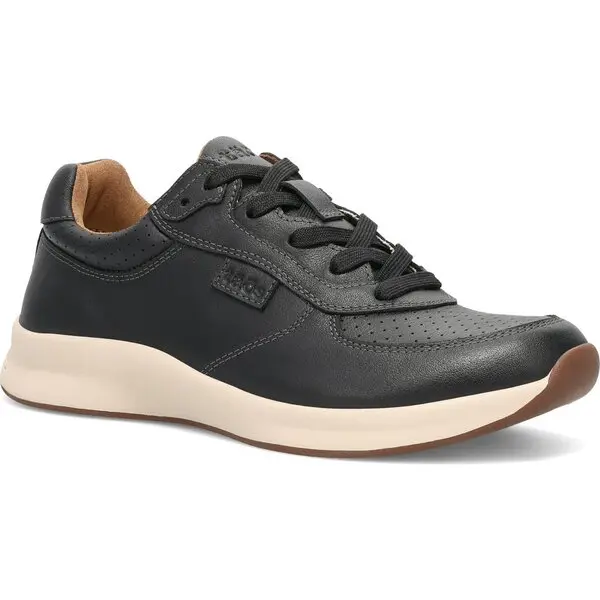 TAOS Delta Leather Sneaker - Black