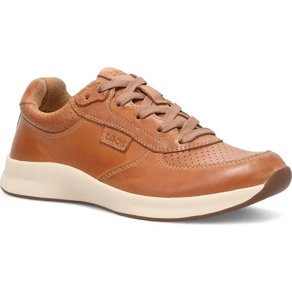 TAOS Delta Leather Lace-up Sneakers - Hazelnut