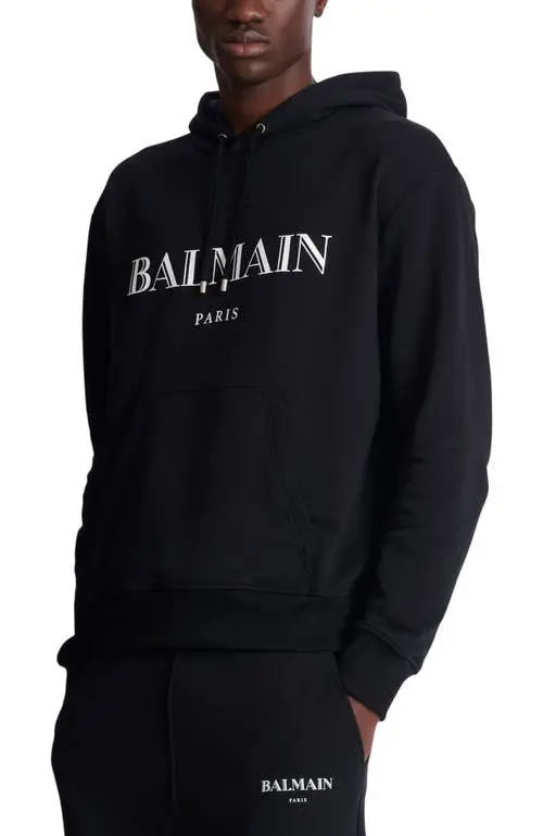 Balmain Printed Hoodie