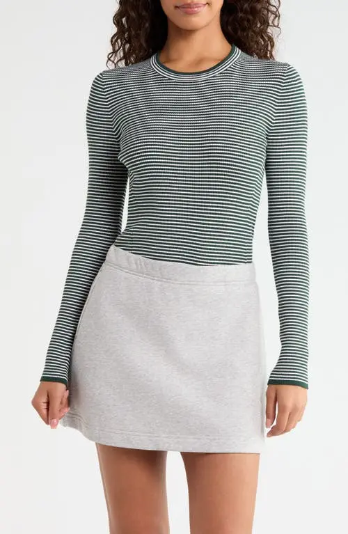 G/fore Ribbed Stripe Long Sleeve Top