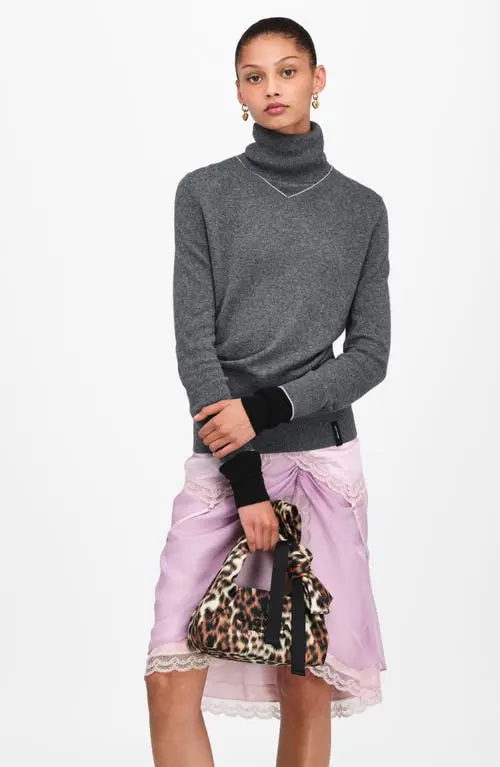 Marc Jacobs Mini Leopard Print Bow Sack Bag