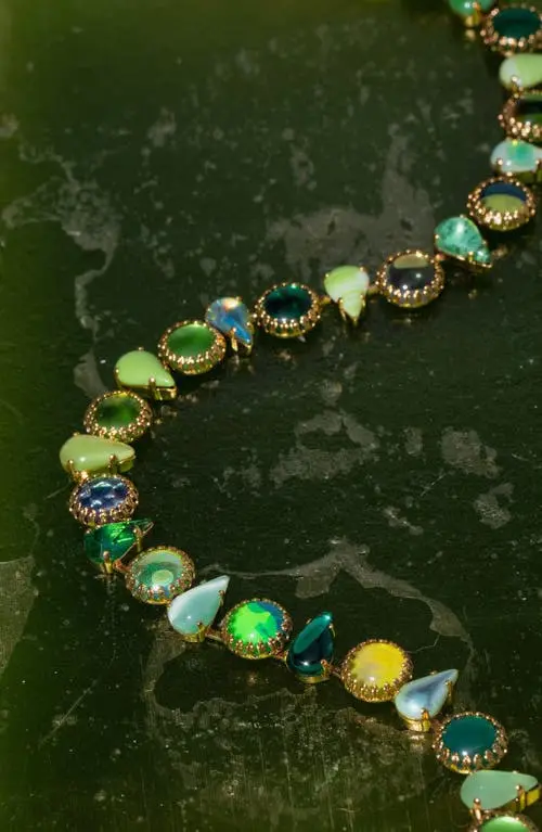 VESPER OBSCURA Layering Glass Choker - Salad