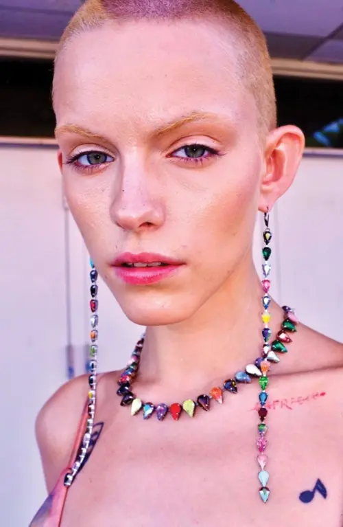 VESPER OBSCURA Aurora Fang Mini Spangle Earrings