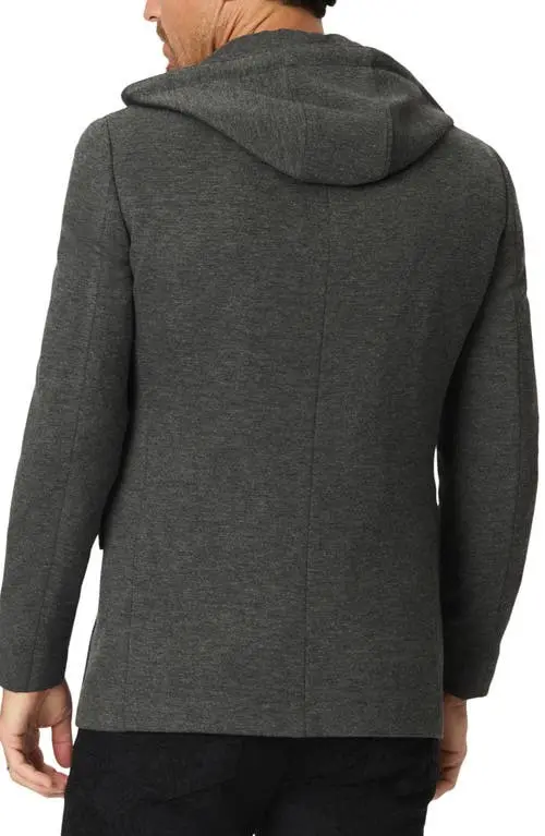 Robert Graham Voyager Knit Sport Coat With Removable Hooded Bib