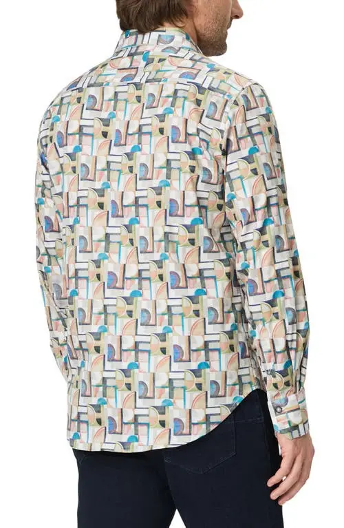 Robert Graham Gainsborough Long Sleeve Stretch Cotton Shirt