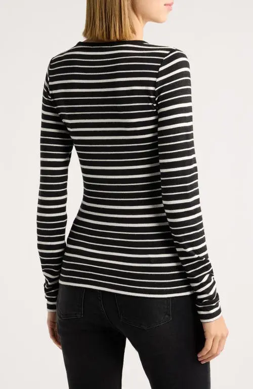 Rag & Bone The Stripe Henley Top