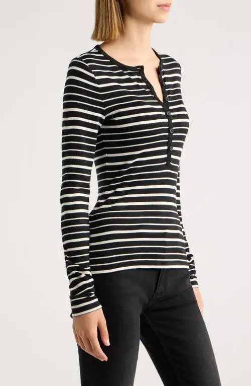 Rag & Bone The Stripe Henley Top