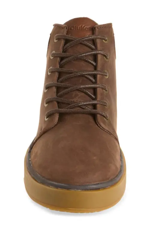 Olukai Kekaha Waterproof Leather Boot - Dk Java/toffee