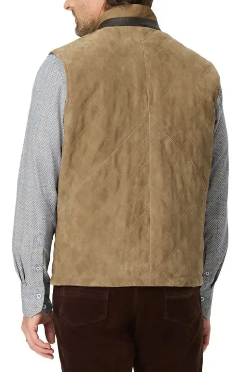 Robert Graham Cauthorne Quilted Leather Vest