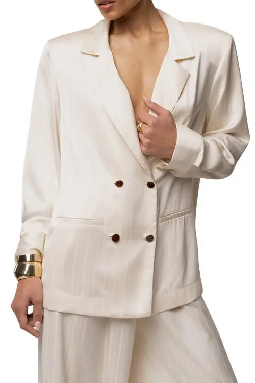 JLUXLABEL The Standard Blazer - Ivory