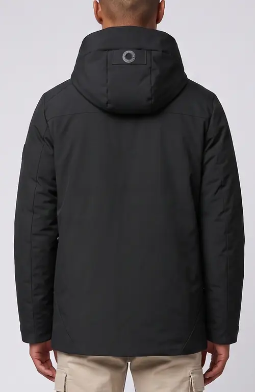 POINT ZERO Hooded Microfiber Jacket With Heat-sealed Pockets