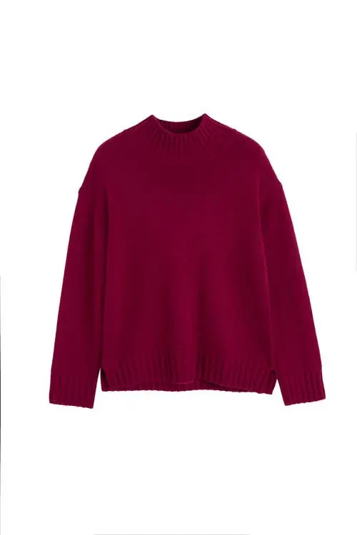 Chinti & Parker Pure Cashmere Funnel Neck Sweater