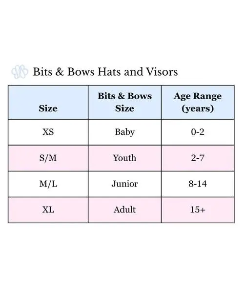 BITS & BOWS Adult Football Baseball Hat