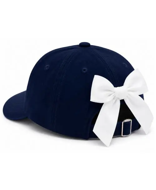 BITS & BOWS Touch Down Bow Baseball Hat
