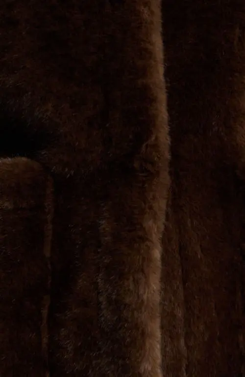 Bernardo Faux Fur Poncho