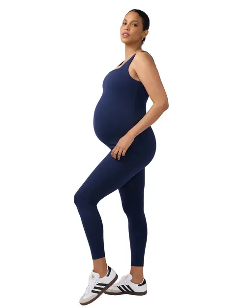 Ingrid & Isabel® Sleeveless Long Knit Maternity Nursing Unitard