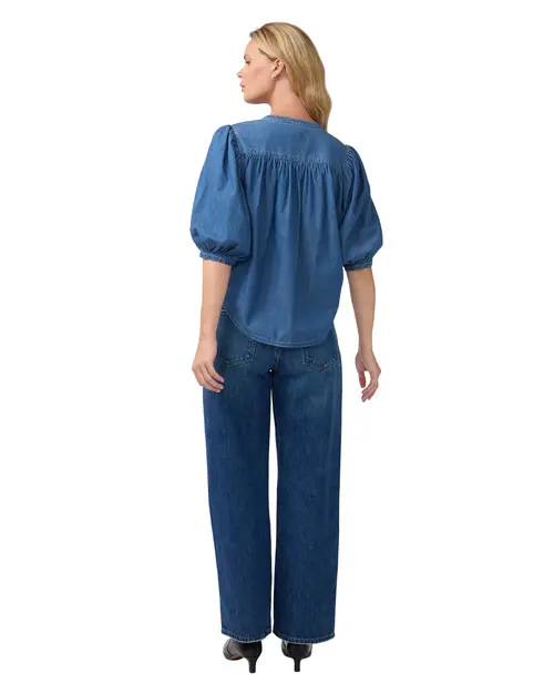 Ingrid & Isabel® Relaxed Popover Chambray Maternity Shirt
