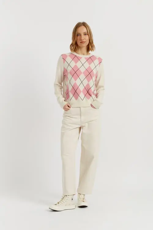Chinti & Parker Wool-cashmere Diamond Sweater