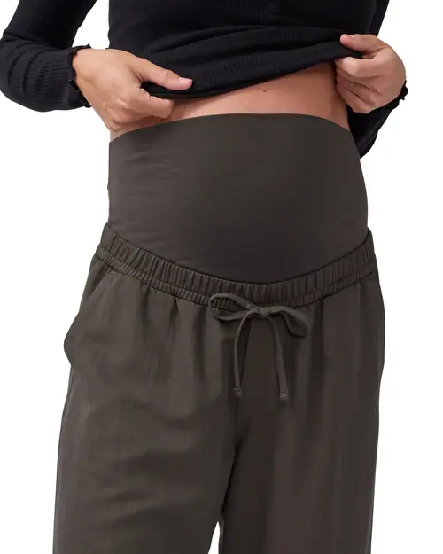 Ingrid & Isabel® Over Belly Wide Leg Maternity Pant