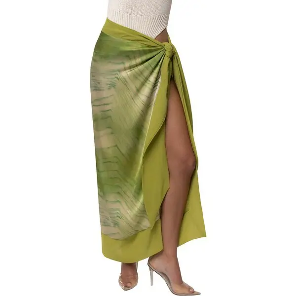 JLUXLABEL Bahía Wrap Skirt - Green