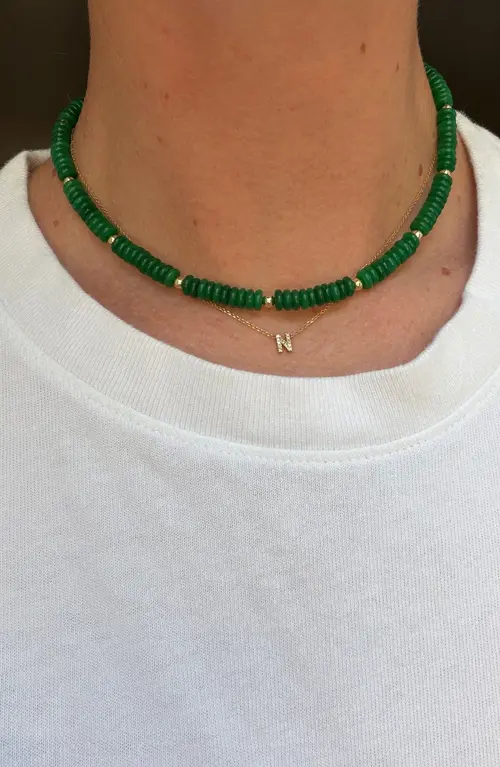 CUFFED BY NANO And 14k Gold Filled Beaded Necklace