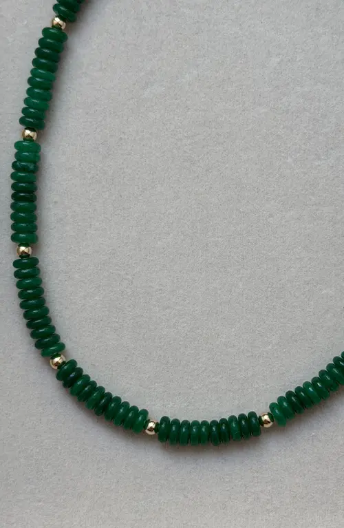 CUFFED BY NANO And 14k Gold Filled Beaded Necklace