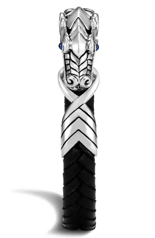 John Hardy Legends Naga Leather Bracelet
