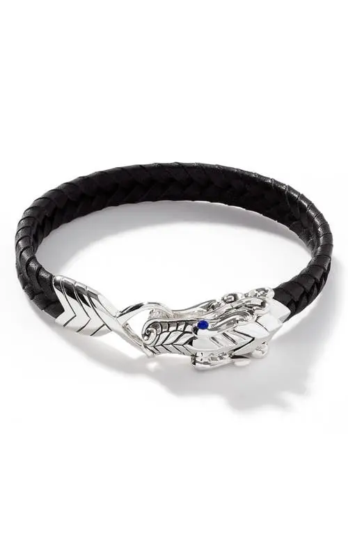 John Hardy Legends Naga Leather Bracelet