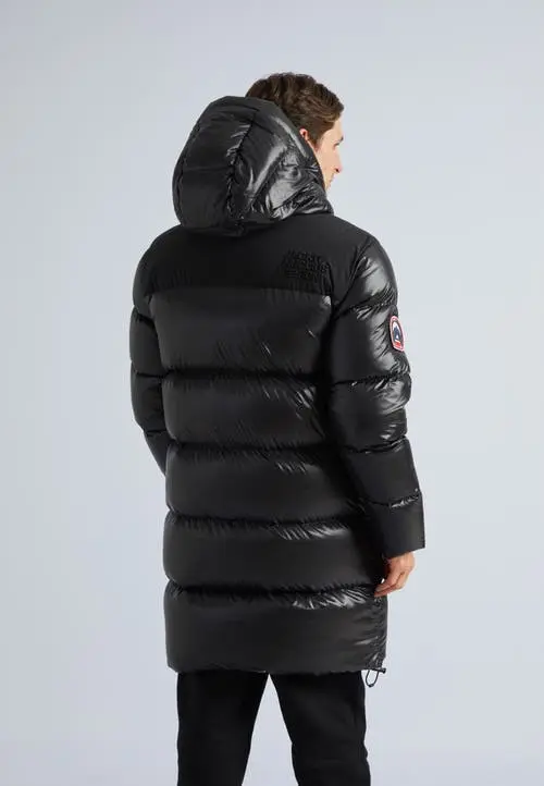 JACK1T Long Quilted Hooded Puffer Coat