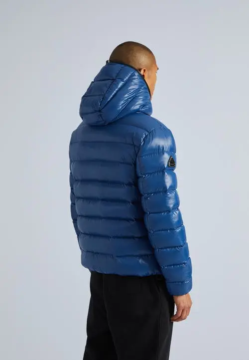 JACK1T Hooded Insulated Down Jacket - Blue Moon