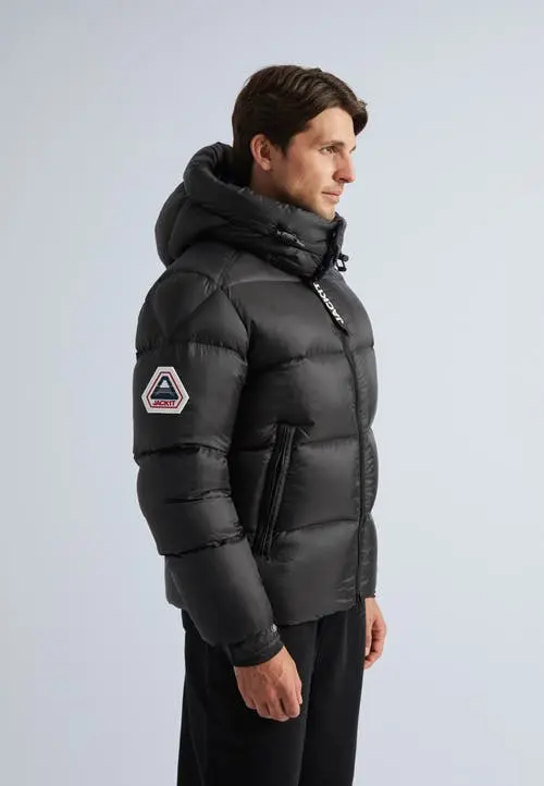 JACK1T Insulated Quilted Puffer Jacket With Hood