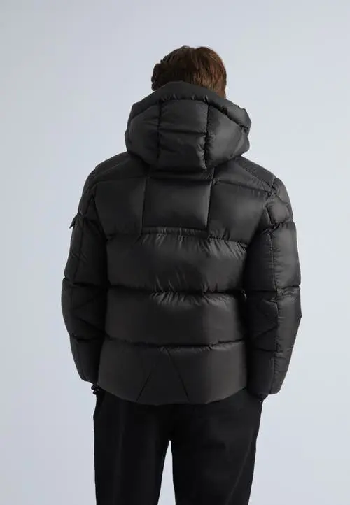 JACK1T Insulated Quilted Puffer Jacket With Hood