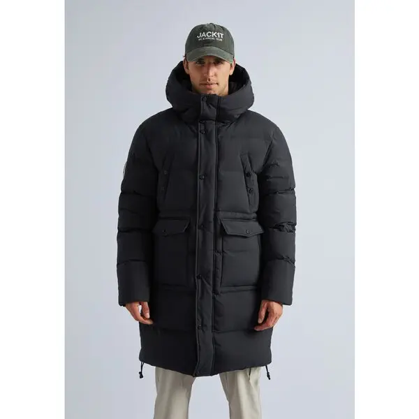 JACK1T Insulated Longline Puffer Coat With Hood