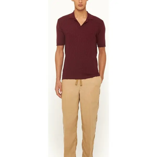 Orlebar Brown Horton Tailored-fit Polo Shirt - Damson