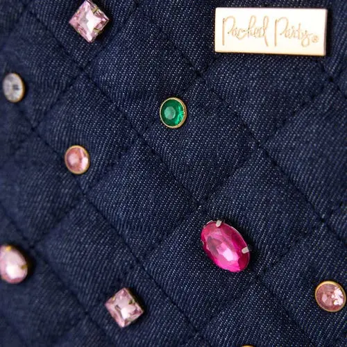 PACKED PARTY Denim And Multi-color Gemstones Adult Lunchbox