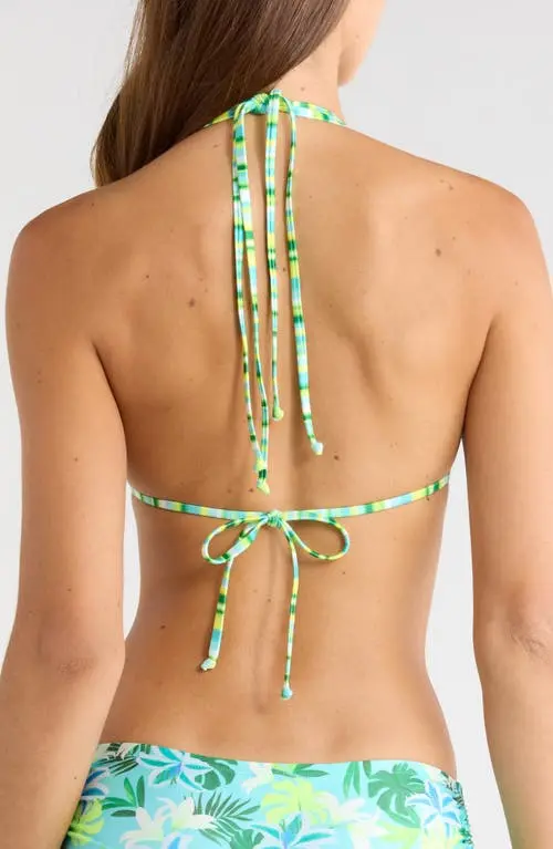KULANI KINIS Beaded Halter Bikini Top