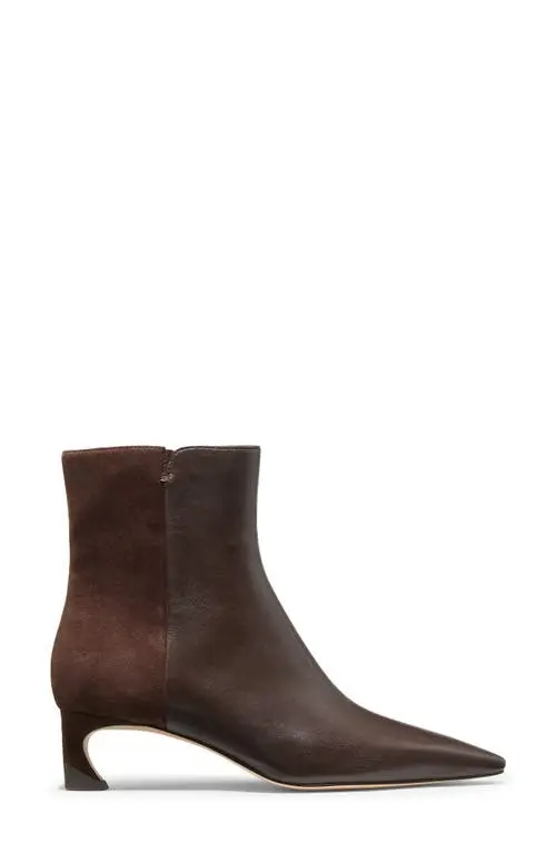 Kate Spade New York Viv Leather Ankle Boot - Hot Fudge