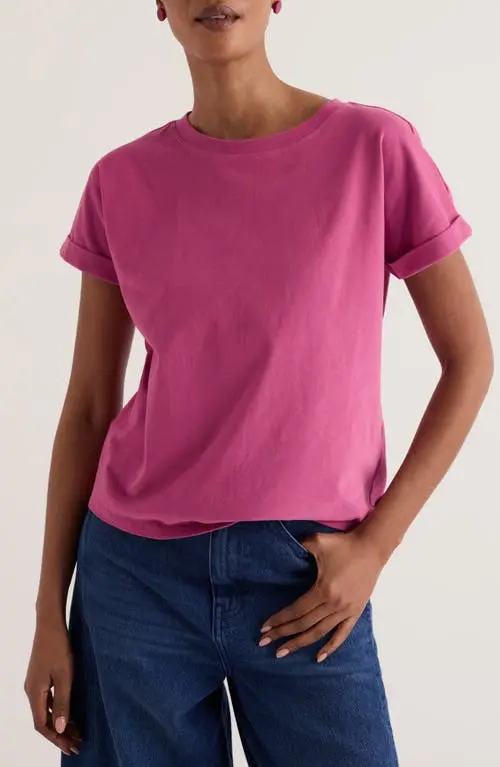 SEASALT CORNWALL Porthzennor Organic Cotton T-shirt - Rosa