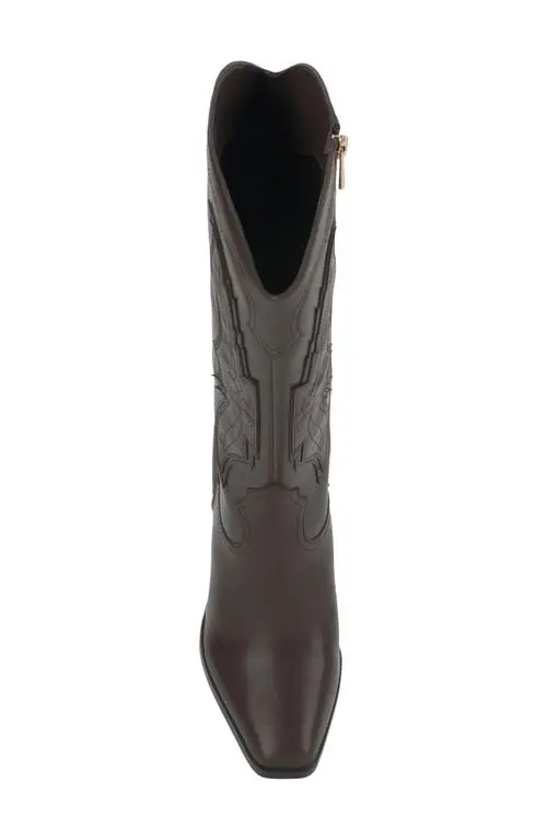 Jessica Simpson Raevini Western Boot - Dark Truffle