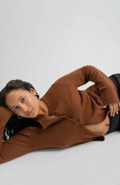 ODDLI Everyday Cardigan - Brown