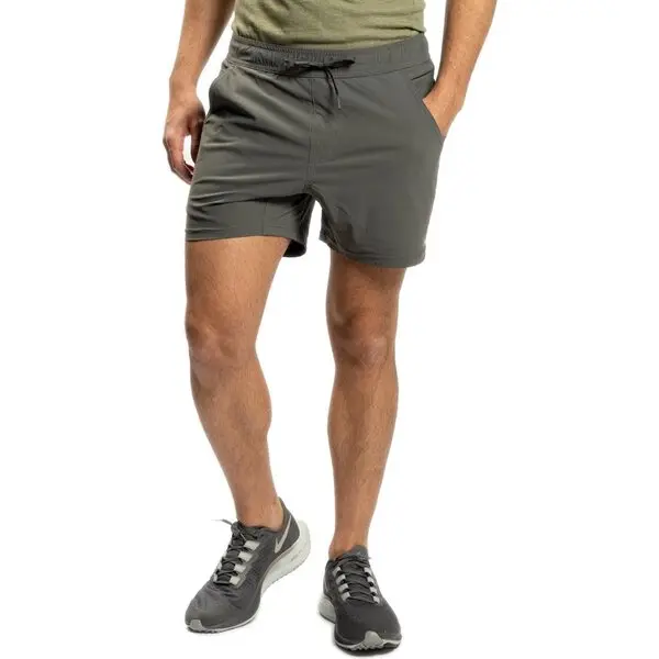 PETER MANNING NYC Workout Shorts 5 Inch - Dark Grey