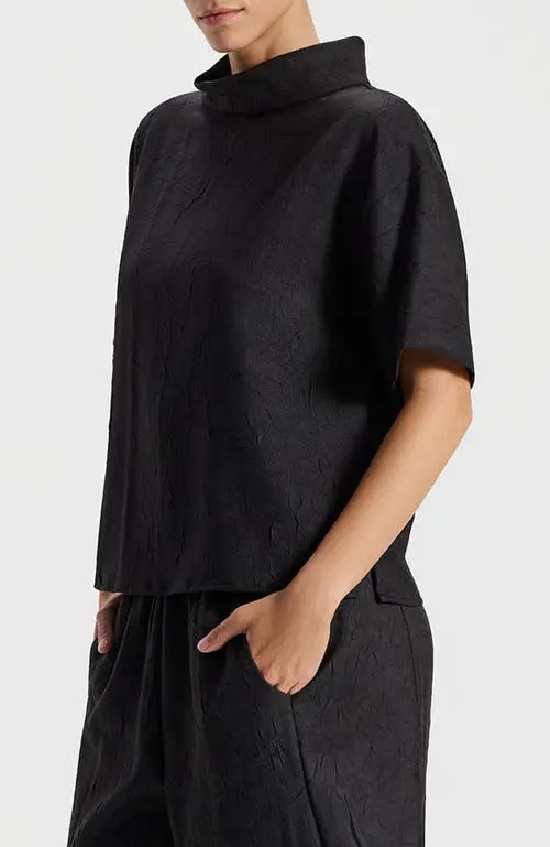 Ronen Chen Oriana Boat-neck Short Sleeved Top