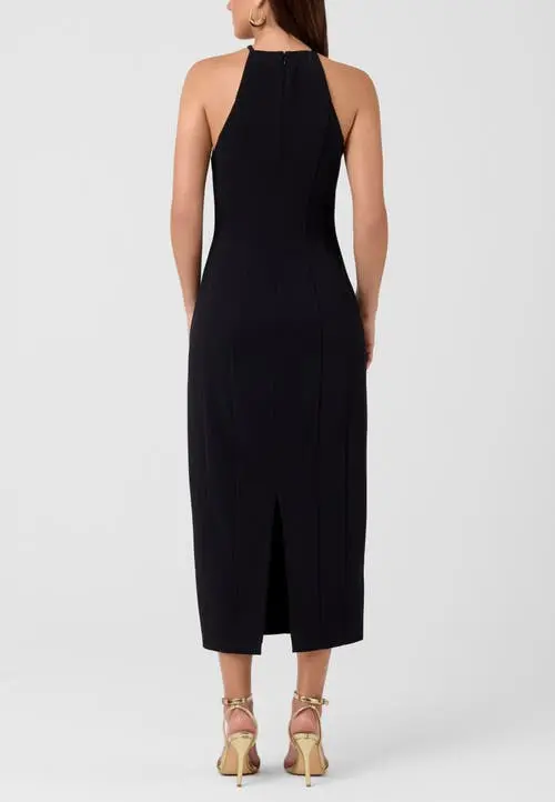 Rachel Rachel Roy Avalon Halter Neck Midi Dress - Black