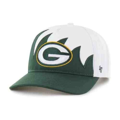 '47 Green Bay Packers Jagged Hitch Adjustable Cap - White