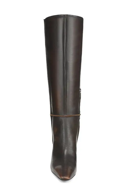 Sam Edelman Sylvia Moto Leather Knee High Boot