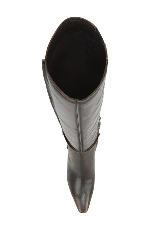 Sam Edelman Sylvia Moto Leather Knee High Boot