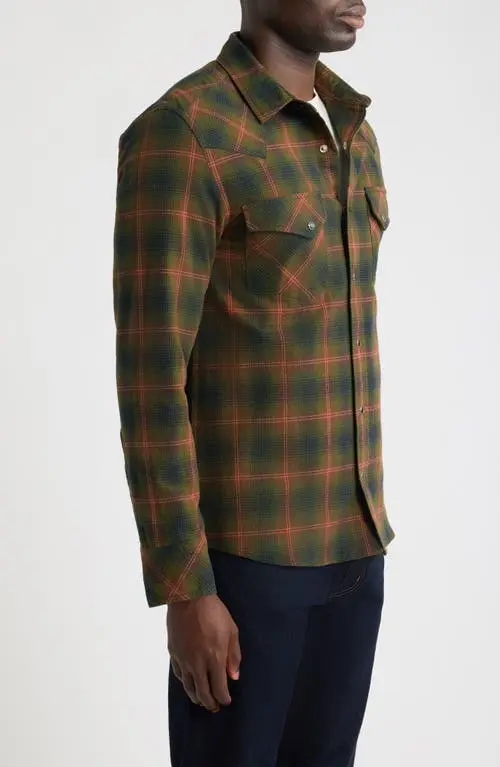 Pendleton Wyatt Plaid Long Sleeve Western Shirt