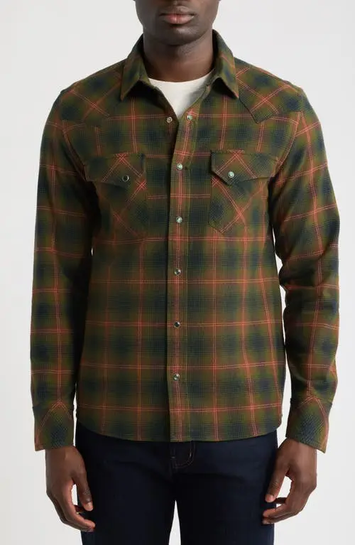 Pendleton Wyatt Plaid Long Sleeve Western Shirt