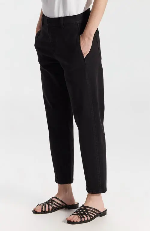 Ronen Chen Brisbane Straight-leg Cropped Trousers - Black